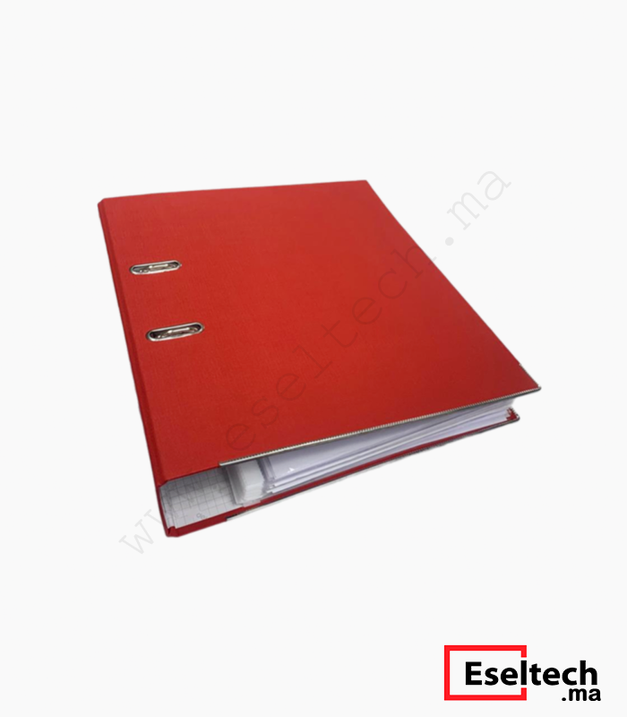 Classeur à Levier DELI Rouge A4 - Eseltech Maroc - Importateur ...